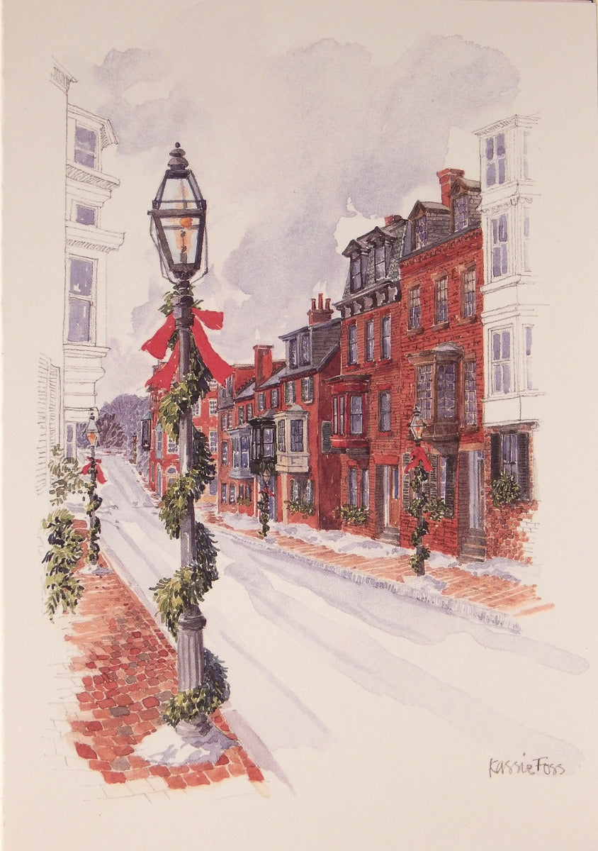 Boston Christmas Cards (#860)by Onion Hill Designs – CapeAnnies